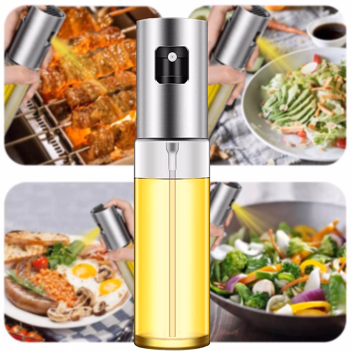 Knots and Toys Oil Sprayer for Cooking| Olive Oil Sprayer | 100ml Olive Oil Spray Bottle| Olive Oil Spray for Salad| BBQ| Kitchen Baking| Roasting