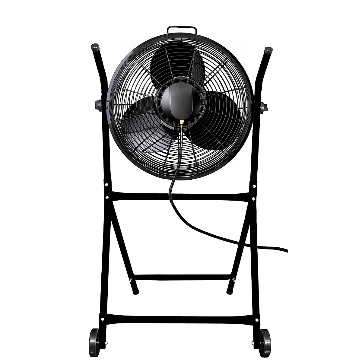 Air King 9219 18-Inch Industrial Grade High Velocity Roll-About Stand with Fan,Black