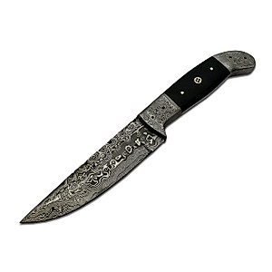 PAL 2000 KNIVES BOW-6015 Handmade Damascus Steel Knife with Sheath