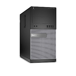Dell Optiplex 9020 Mini Tower Desktop PC, Intel Core i5-4570, 16GB Ram, 2TB SATA Drive 256GB SSD WiFi, DVD-RW, Dual 19 LCD, Windows 10 Pro (Renewed)