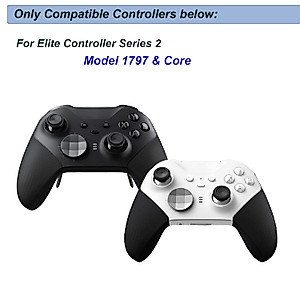 for Elite Series 2 Thumbsticks, D-Pads, Paddles Trigger Buttons Replacement with Tools for Xbox One Elite Series 2 Controller Model1797, Elite Series 2 Core -Blue