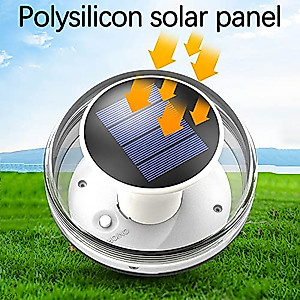 Floating Pool Light, Solar Powered Lamp, Outdoor Landscape Lighting Ball Lights for Swimming Pool Garden Patio Lawn (Clear)