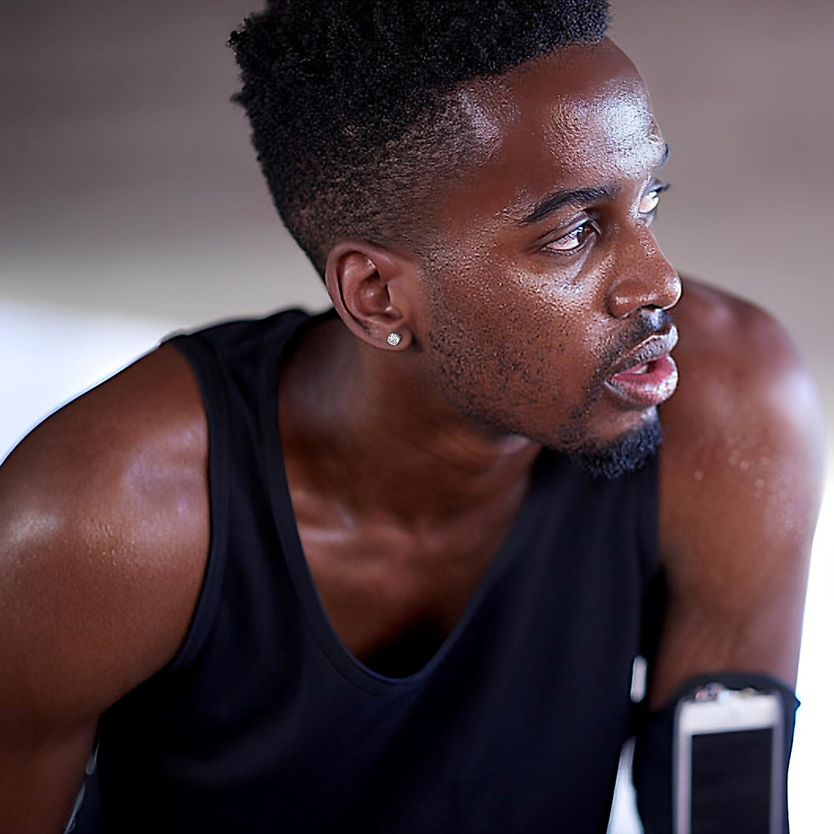 Jstyle 4 Pairs Stainless Steel Mens Womens Magnetic Stud Earrings Non-piercing CZ 4-7MM