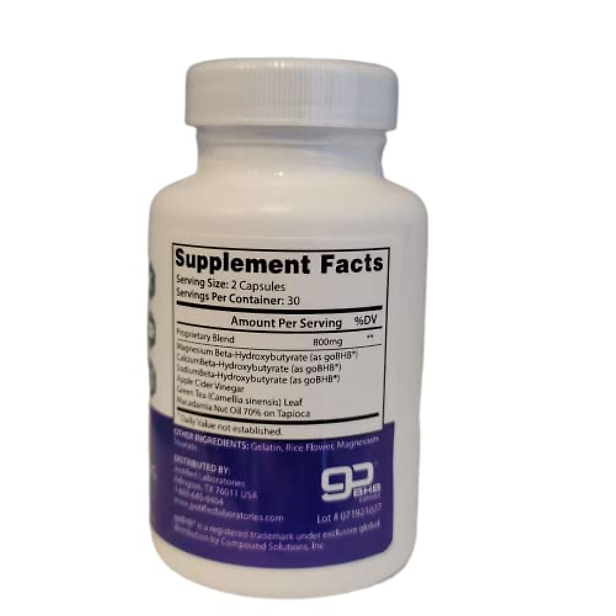 (3 Pack) Trim Life Labs Keto Pills Includes Apple Cider Vinegar Patented goBHB® Exogenous Ketones Advanced Ketogenic Supplement Ketosis Support for Men Women 180 Capsules