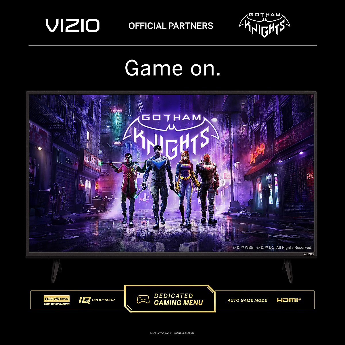 VIZIO 43-inch D-Series Full HD 1080p Smart TV with Apple AirPlay and Chromecast Built-in, Alexa Compatibility, D43f-J04, 2022 Model