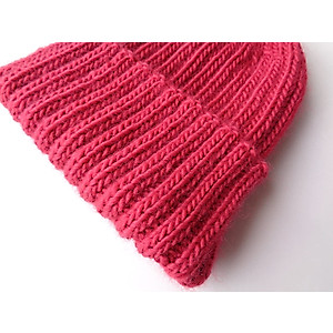 Alpaca Wool Beanie Hat, Hand Knit Watch Cap, Men or Women, Stretchy Seamless Fit, CHOOSE COLOR