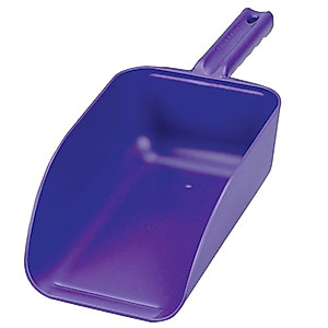 Remco-65008 Large Hand Scoop, 6-1/2 in. W, Purple, 82 oz