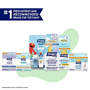 Orajel Baby Cooling Tablets for Teething with Vitamin D, 100 Quick Dissolve Tablets,White