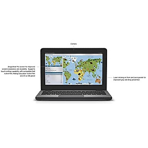 Dell Latitude 3120 Laptop HD Notebook PC, Intel Pentium N5100 Processor, 4GB Ram, 64GB Solid State Drive, Webcam, WiFi, Bluetooth, HDMI, Windows 10 Professional (Renewed)