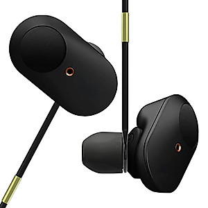 cobcobb Looper Wireless Earbuds Anti-Lost Strap Magnetic Cord for Stemless Wireless Headphone TOZO Bose JBL Beats Skullcandy Samsung(Black 2Pack)