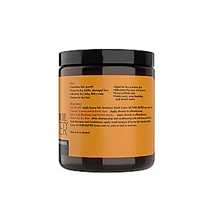 Sunny Isle Jamaican Black Castor Oil Pure Butter 8oz | Stimulates Hair Growth | Effective Moisturizer Hair & Skin | All Types & Textures