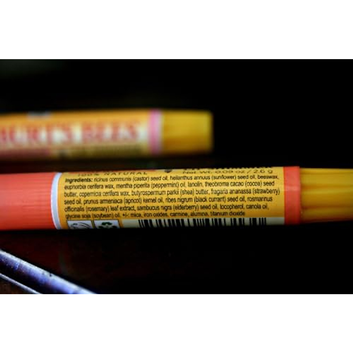 Burt's Bees Lip Shimmer, Grapefruit 0.09 Ounce (Pack of 4)