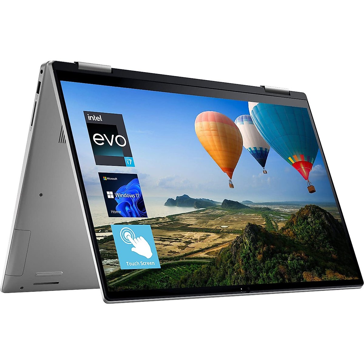 Dell Newest Inspiron 7620 2-in-1 Laptop, 16" FHD+ Touch Display, 12th Gen Intel Core i7-1260P, 64GB DDR4 RAM, 1TB PCIe SSD, FHD Webcam, HDMI, Backlit KB, FP Reader, Wi-Fi 6, Windows 11 Home, Silver