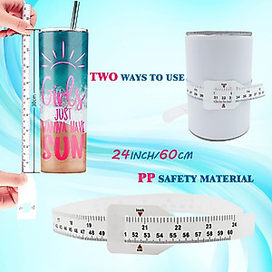 Fosdonge 6 Pack Sublimation Tumblers Tool for 20-40 Oz Sublimation Blanks Products, Includ Pinch Perfect Tumbler Clamp, Measuring Ruler and Cup Cradle for Tumblers
