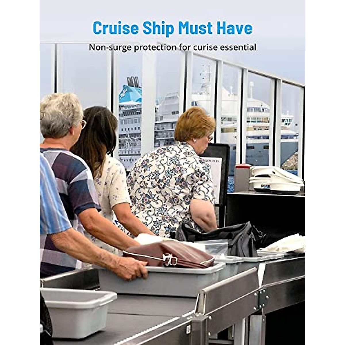 TROND 5ft Ultra Thin Flat Extension Cord, 4 Widely Spaced AC Outlets, 4 USB Charger(1 USB C Port)+TROND Bluetooth 5.2 Transmitter Receiver, 2-in-1 Bluetooth Adapter for TV to Airpods