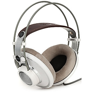 AKG Pro Audio K701 Over-Ear, Open-Back, Flat-Wire, Reference Studio Headphones, White