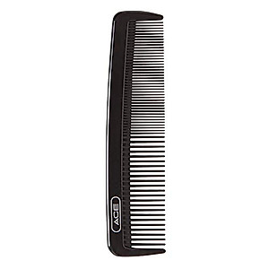 GOODY Ace Hair Dressing Comb - 7.5 Inch, Black - Great for All Hair Types - Fine Comb Teeth for Thin to Medium Hair