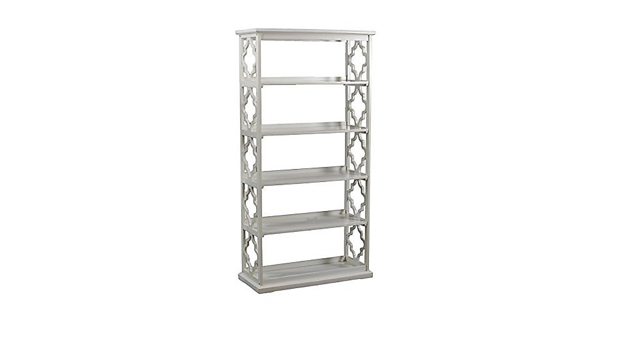 Powell Turner Bookcase in Antique White - Stylish Storage Solution