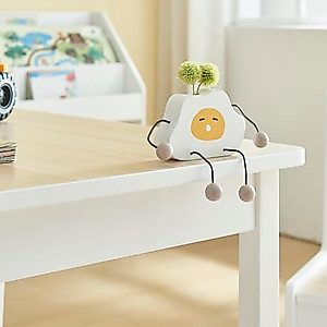 Panana Kids Table and Chairs Sets Children's Desk Table with 2 Chairs Stools Set for Preschoolers Boys and Girls Dinner and Learning Table Chairs Set