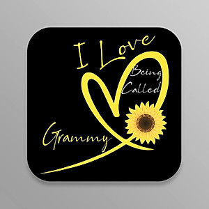 I Love Being Called Grammy | Sunflower Heart |Great Gift Idea|Great Gift Idea|Single |5 Inch Magnet | Made in The USA | Car Auto Tool Box RefrigeratorMagnet | MAGS11225