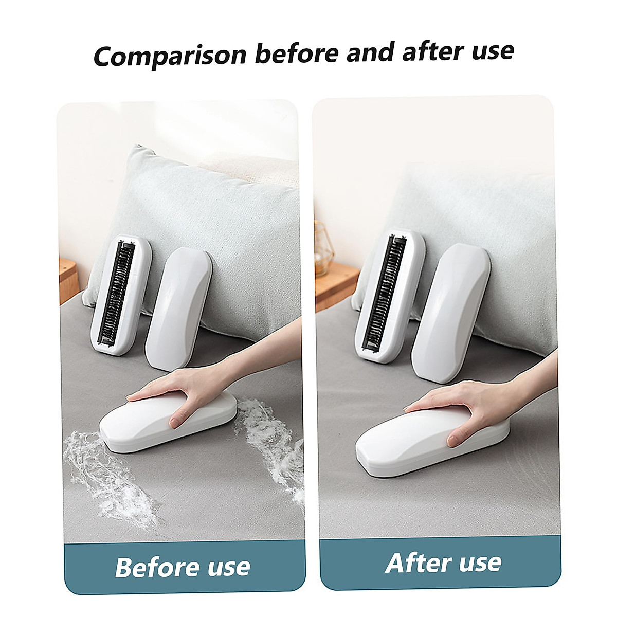 Nirelief Crumb Sweeper 2Pcs Handheld Rolling Ergonomic PP Bristle Nutshell Crumb Brush ABS Cleaning Crumber Table Crumb Sweeper Carpet Sweeper Crumb Catcher for Table Bed Sofa Carpet