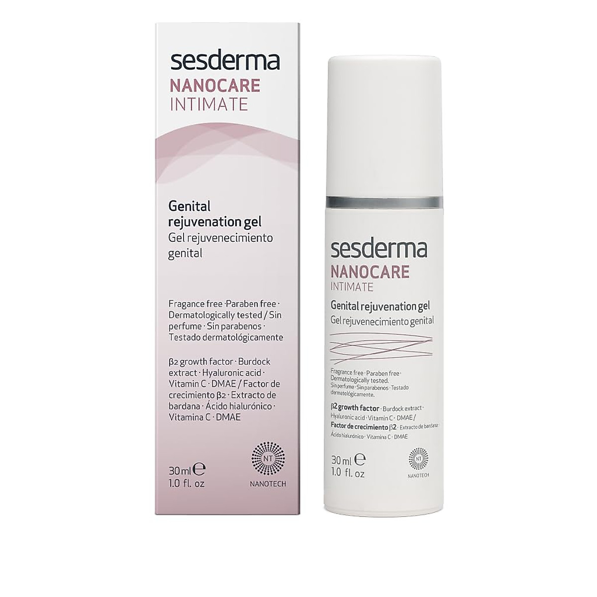 Sesderma Nanocare Intimate Genital Gel, 1 Fl oz