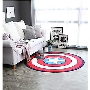 Area Rugs Rugs Living Room Pentagram Bedroom Round Mat Floor Carpet Baby Crawling Pad Multi-Function Fashion Pads