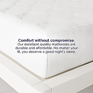 Signature Sleep Italian Made Memoir 10" Charcoal Memory Foam Mattress, Medium-Firm Support, Bed-in-a-Box, Full