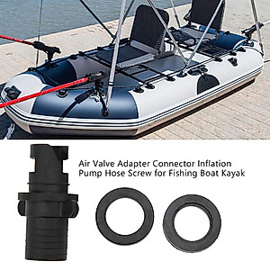 Pump Hose Valve Adapter, Inflatable Boat Foot Pump Valve Adapter for Inflatable Boat Kayak Boat Halkey Roberts Valve Adapter Air Pump Adapter For Inflatables