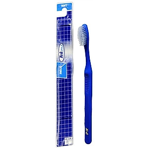 Tek Pro Toothbrush Compact Head Soft Angled, Color May Vary 1 Each (Pack of 12)