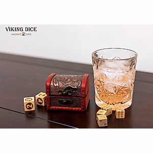 Ancient Toys Viking Dice from A Fast-paced Bluffing Game Similar to Liar’s Dice, Mia, Dudo and Perudo. Great Party Game That is Fun and Easy to Learn!…