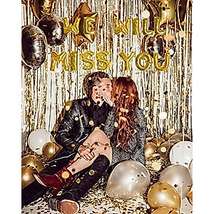 LaVenty Set of 16 We Will Miss You Banner Office Work Party Retirement Party Decor Retirement Banner Going Away Party Decor Farewell Party Decorations Office Work Party Decoration