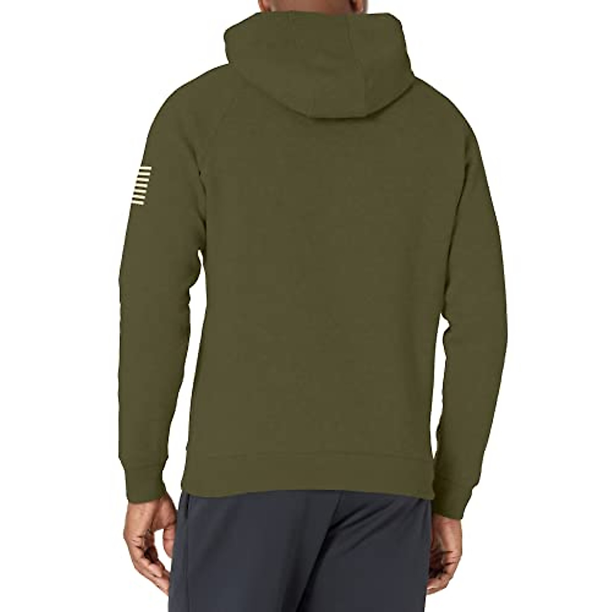 Under Armour Mens New Freedom Fleece Hoodie , (390) Marine OD Green / / Desert Sand , X-Small