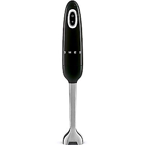 Smeg Black 50's Retro Hand Blender with Champagne Giftbox