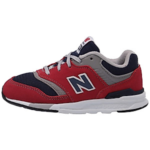 New Balance Kid's 997h V1 Lace-up Sneaker, Team Red/Pigment, 2 Wide Infant