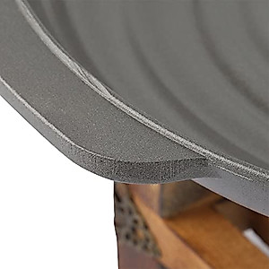 BBQ Round Roasting Tray, luminum Ceramic Plate Non Stick Grill Plate Barbecue Skewers Chafing Dish Party Buffet Pan Cookware for Barbecues, Camping, Durable and Reusable (2M)