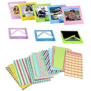 Fujifilm Instax Mini 11 Instant Camera with Case, 60 Fuji Films, Decoration Stickers, Frames, Photo Album and More Accessory kit (Lilac Purple)