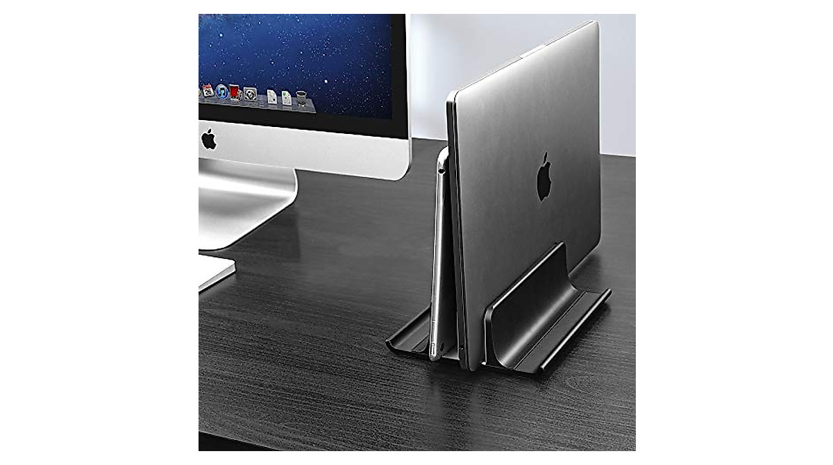 Vaydeer Double Adjustable Vertical Laptop Stand for Up to 17.3" Devices