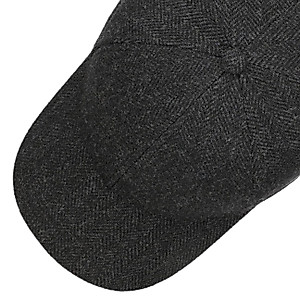 Stetson Plano Wool Cap Men anthracite 7 1/4-7 3/8