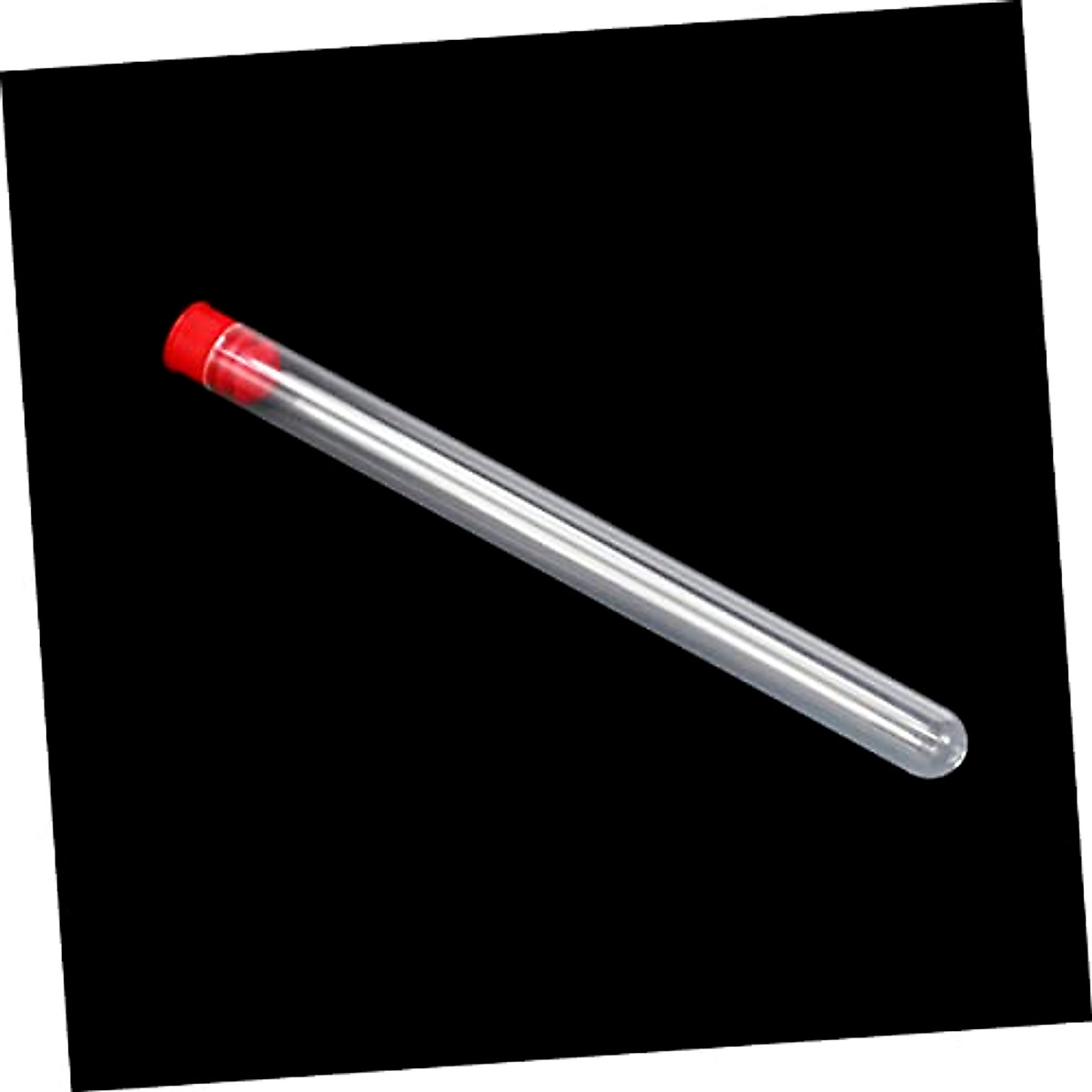 CORHAD 10 Pcs Needle Organizer Craft Storage Containers Clear Jar Bottles for Needles Storage Sewing Needle Case Tube Gummy Container with Lid Transparent Dispenser Test Tubes with Lids