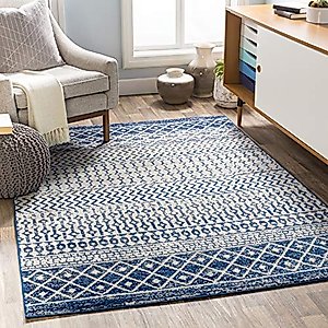 Artistic Weavers Chester Boho Moroccan Area Rug 7'10" x 10'3", Royal Blue