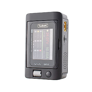 ToolkitRC M9 600W USB-C USB-A Fast Charing DC Smart Charger Adjustable Screen Angle with Audio Function for 1-8S Lipo LiHv Life Battery