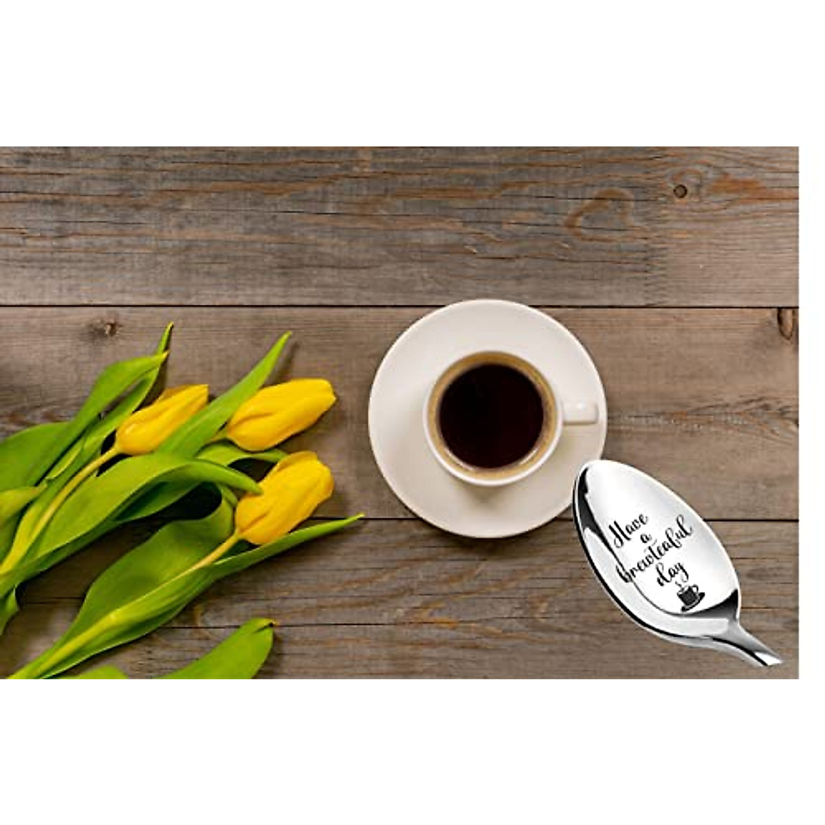 Have A Brewteaful Day Engraved Spoon Gift | Birthday Gift for Men Women | Christmas Gifts | Ideal Gift For Tea Coffee Lovers | Stainless Steel 7 inch Spoon