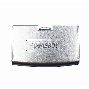 Battery Back Door Cover Case for Game Boy Advance GBA Replacement Silver
