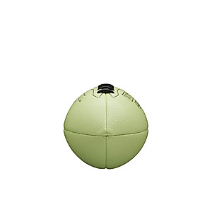 Wilson Luminous Glow Football - Junior Size, Green