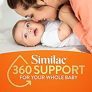 Similac 360 Total Care Sensitive Infant Formula, with 5 HMO Prebiotics, for Fussiness & Gas Due to Lactose Sensitivity, Non-GMO, Baby Formula Powder, 20.1-oz Tub