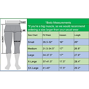 NELEUS Men's 3 Pack Running Capri Leggings Athletic Compression Short,6057,Black,Grey,White,L,EU XL