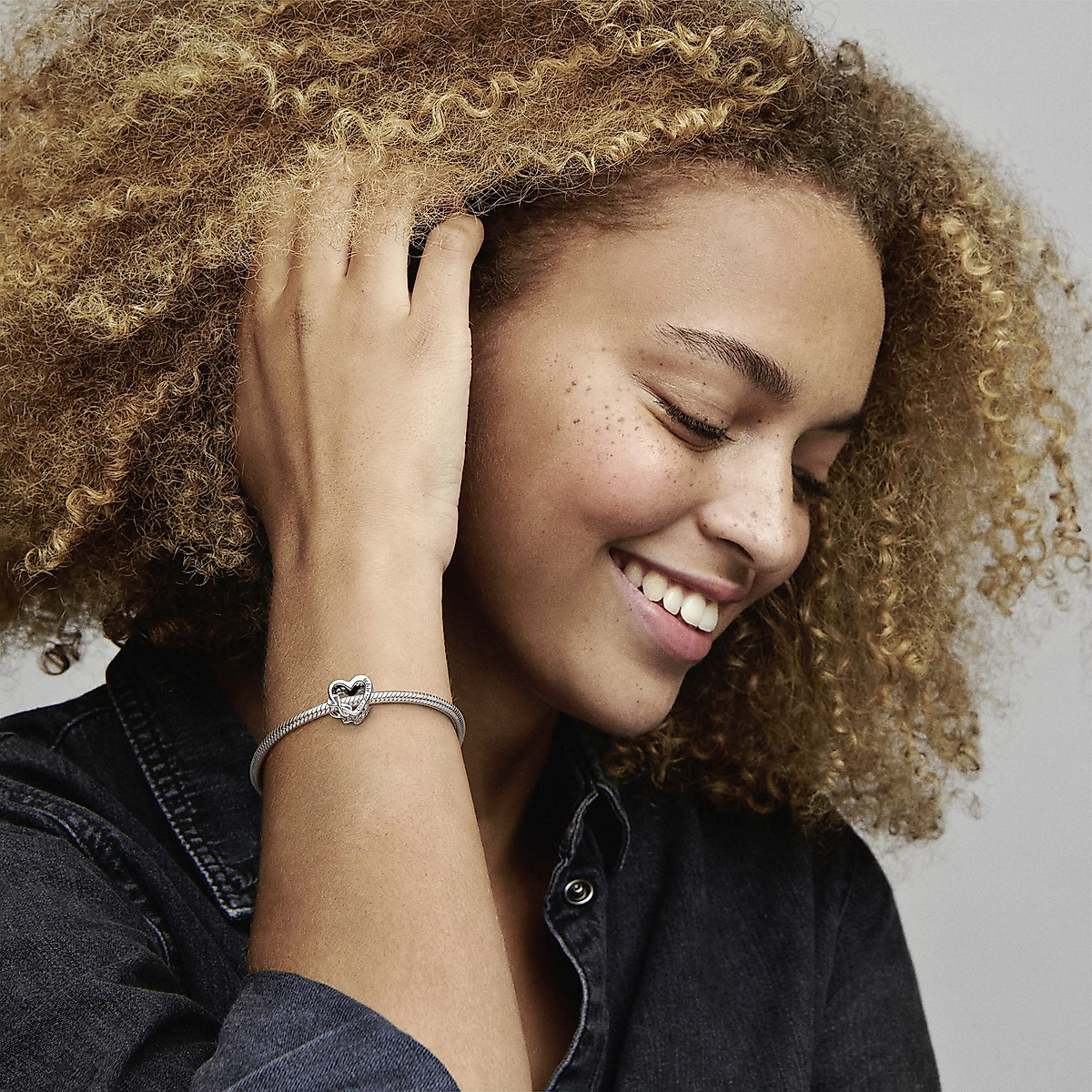 Pandora Love You Mom Infinity Heart Charm - Compatible Moments Bracelets - Jewelry for Women - Gift for Women in Your Life - Made with Sterling Silver