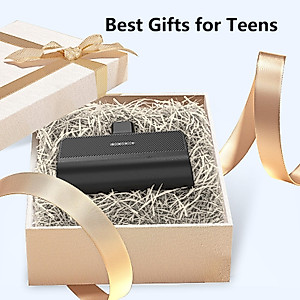 ATGIH Portable Charger for iPhone,3500mAh Ultra-Compact Small Power Bank Compatible with iPhone 6/7/8/SE/11/XR/12/12 Pro Max/13/13 Pro Max/14/14 Pro Max/14 Plus Series（Black）