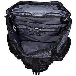 adidas Kantan Backpack, Jersey Onix Grey/Black, One Size